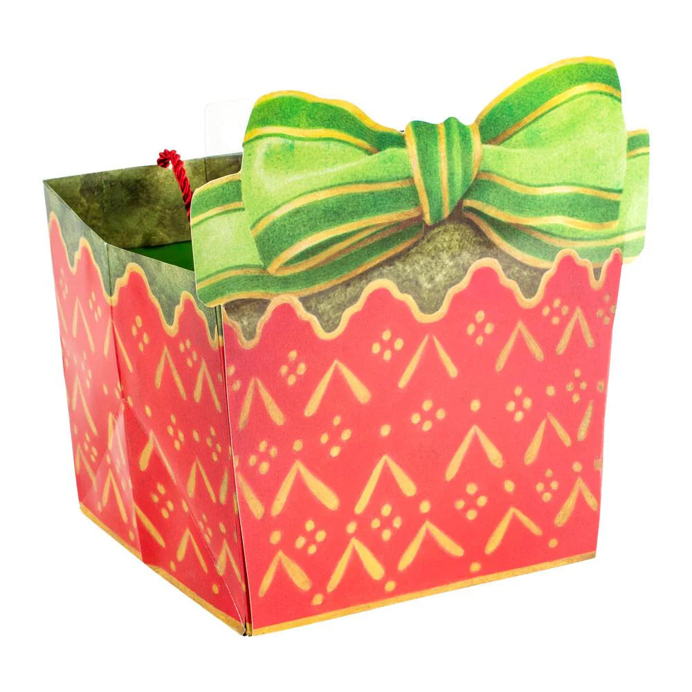 Caspari Gift Box: Cachepot and Ribbon - Large – Coast 2 Coast Collection