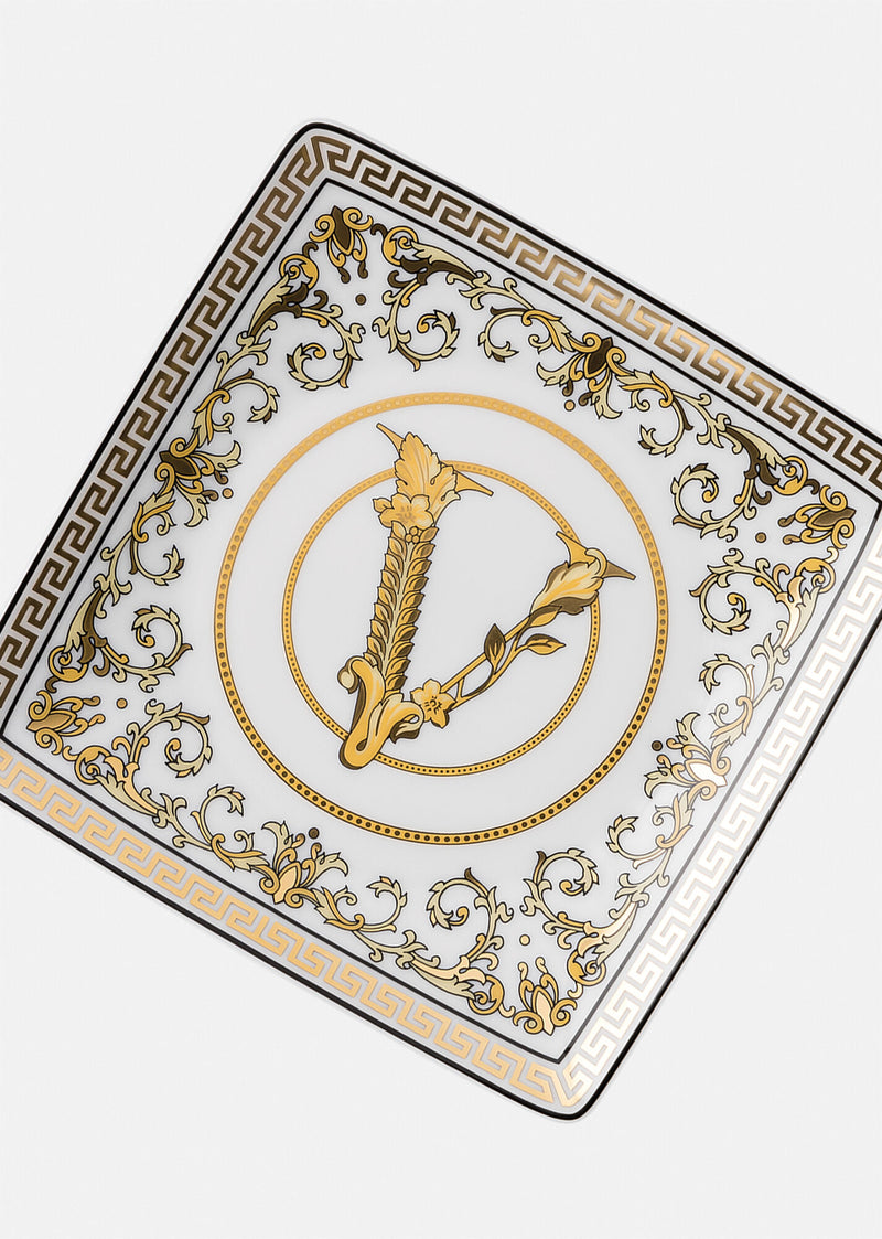 Versace Virtus White Gala Canape Dish – Coast 2 Coast Collection