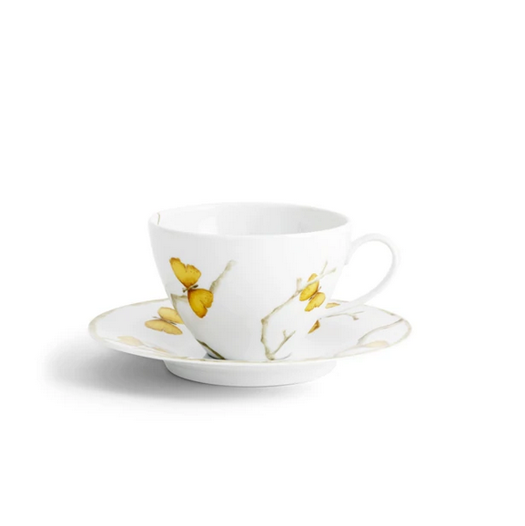 Michael Aram Butterfly Ginkgo Gold Cup & Saucer – Coast 2 Coast Collection